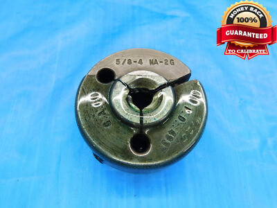 5/8 4 NA 2G ACME THREAD RING GAGE .625 4.0 GO ONLY P.D. = .4937 ...