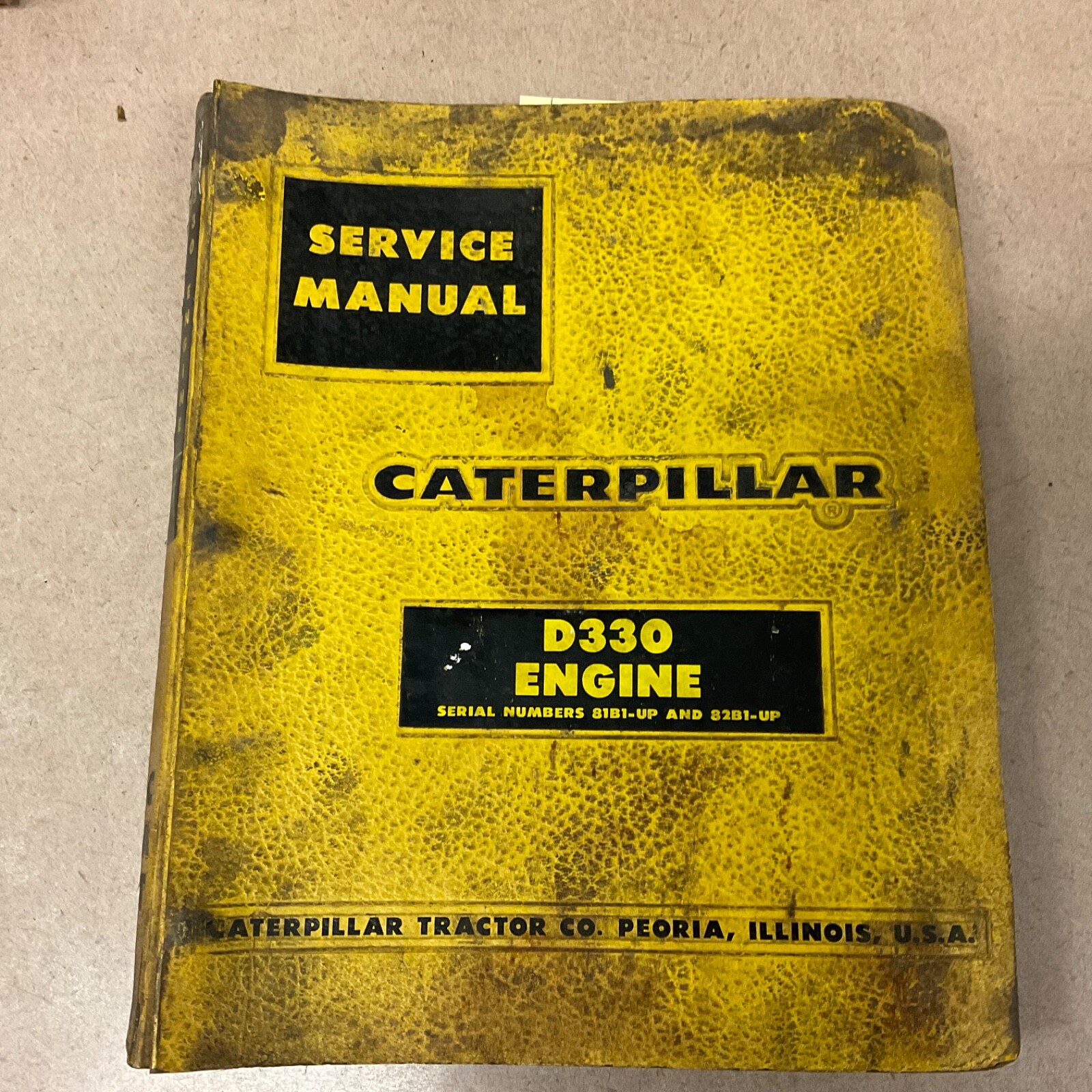 CAT Caterpillar D330 SERVICE SHOP REPAIR MANUAL ENGINE DIESEL GUIDE sn ...