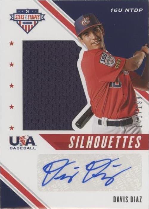 2020 Panini USA Baseball Stars & Stripes - Silhouettes Signatures Davis ...