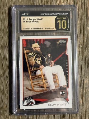 2014 Topps WWE Bray Wyatt RC #6 CGC 10 PRISTINE Rookie Card RC | eBay