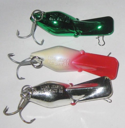 3 LUHR JENSEN HOT SHOT #35 LURES RATTLE | eBay