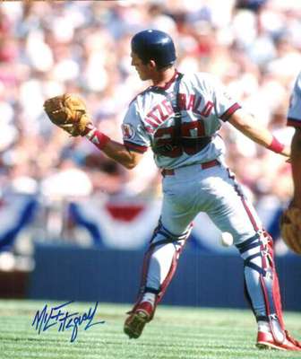 AUTOGRAPHED MIKE FITZGERALD 8X10 California Angels Photo W/COA | eBay