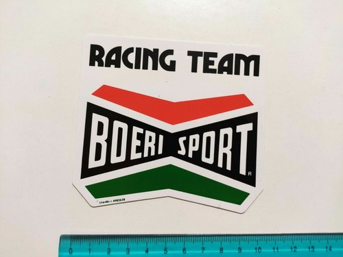 ADESIVO BOERI SPORT RACING TEAM STICKER AUTOCOLLANT AUFKLEBER 80s ...