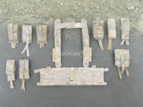 1/6 Scale Toy NSW Winter Warfare - AOR1 Snow Camo Spray MOLLE Chest Rig ...