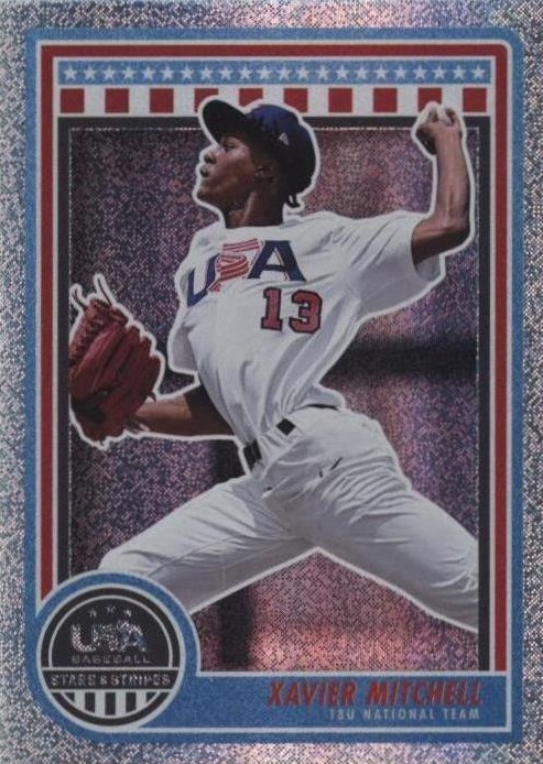 2025 Panini Stars and Stripes - Xavier Mitchell #92 Opening Day (RC ...