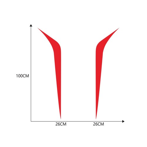 Car Decals Graphics Side Body Hood Decoration Stickers Stripe Vinyl ...