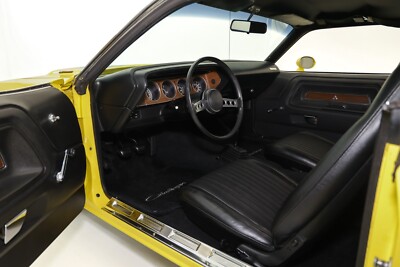 1972 Dodge Challenger JA YELLOW (Interior) POSTER 24 X 36 INCH SWEET ...