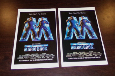 1993 Super Mario Bros Movie Print Ad Vintage Promo Art "You Get 2" | eBay