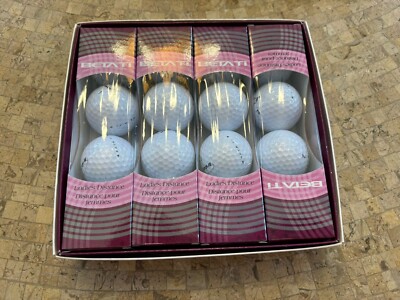 New Intech Beta Ti Ladies Distance Golf Balls 4 Four Packs (16 Balls ...