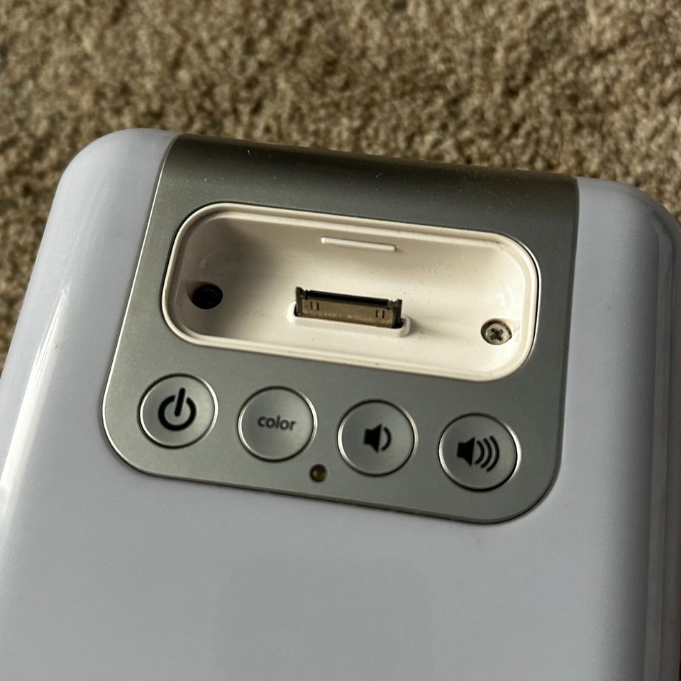 iHome iH15 Square Color Change Speaker for Apple iPod Colortone Cube ...