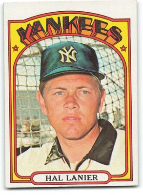1972 Topps #589 Hal Lanier EX/NM Yankees ID:306619 | eBay