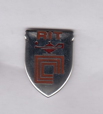 US Army ROTC Rochester Institute of Technology, NY crest DUI badge G-23 ...