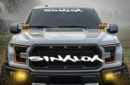 SINALOA 40" Windshield Vinyl Decal Sticker JDM Car Truck SUV Mexico MX ...