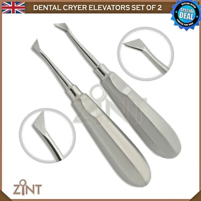 Cryer Root Elevators Right Left Dentist Tooth Extraction Laboratory ...