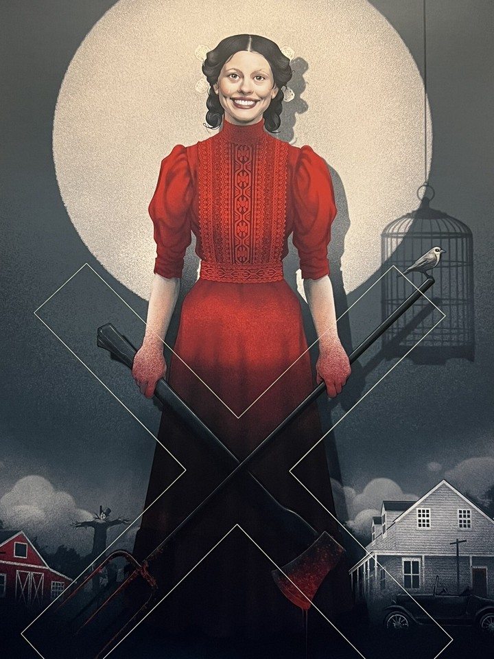 Pearl Mia Goth Ti West X Horror Movie Art Print Poster Mondo Bruno ...