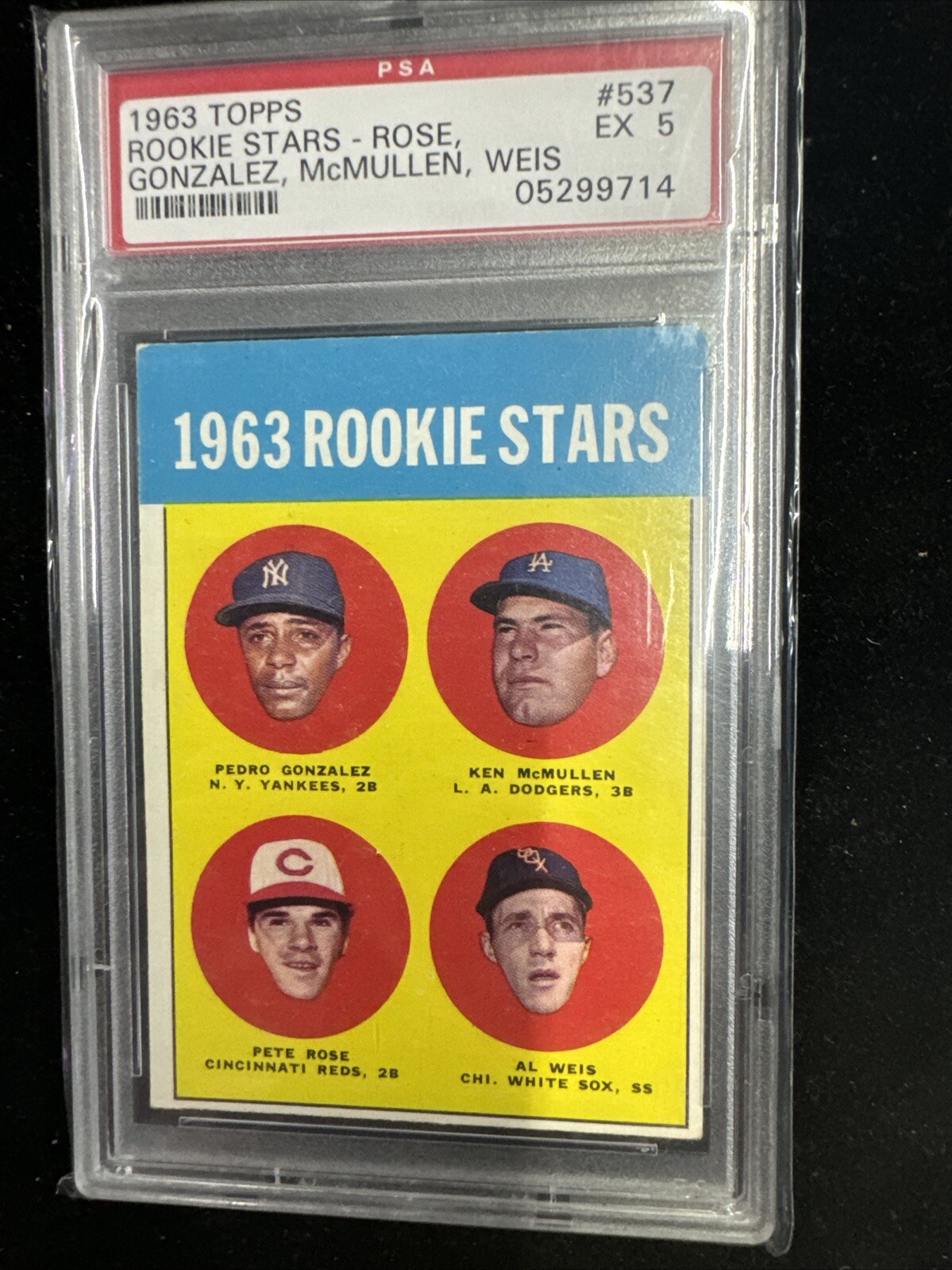 1963 Pete Rose Rookie Card Topps PSA 5 Reds Baseball | eBay