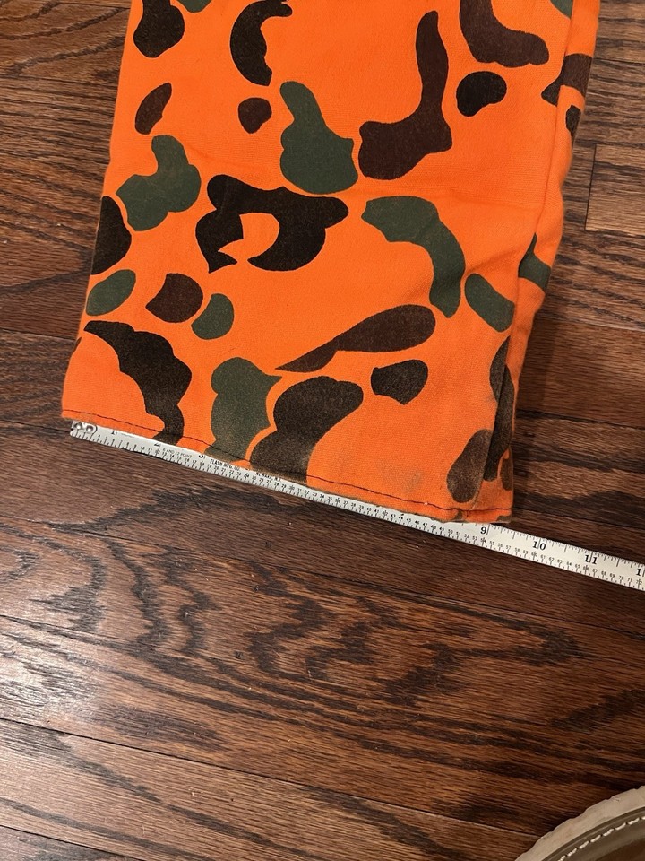 Vintage Reversible Camo Blaze Orange Hunting Coveralls Large Mossy Oak ...