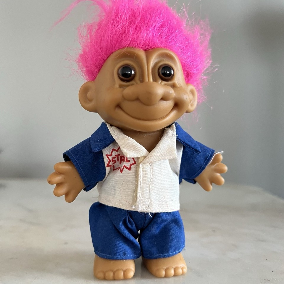 Vintage Russ Sports Bowling Troll Karate Troll Doll, 5” Troll Vintage ...