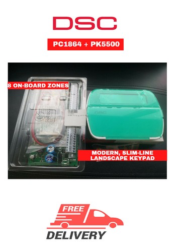 DSC Security systems PC1864 + PK5500 KIT NEW | eBay