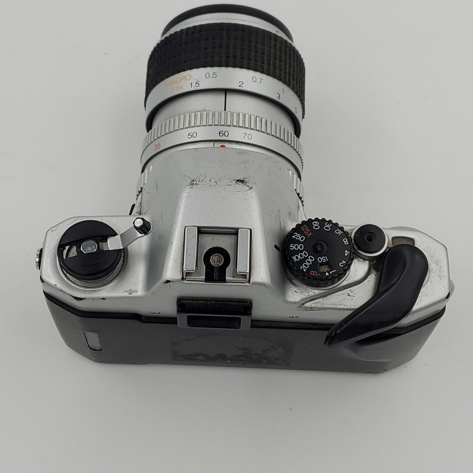 Vintage Vivitar V4000s SLR Camera W/ Macro Focus Zoom 35-70mm Lens ...