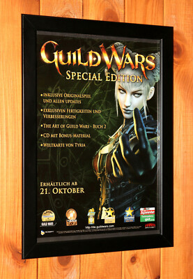 2005 Guild Wars Special Edition Promo Rare Small Poster / Ad Page ...