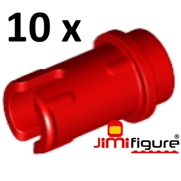 NEW 10 x LEGO Technic Pin 1/2 Half Red 4274 Genuine Bulk Lot Connector ...