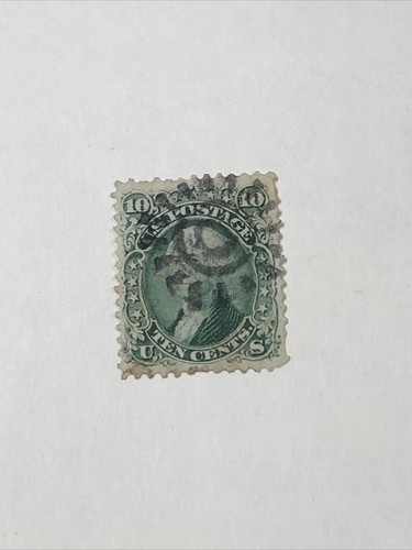US Scott 68 George Washington 1861 used 10 Cents Fine | eBay