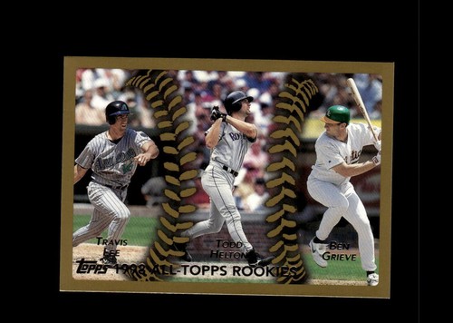 All-Topps Rookies (Lee Todd Helton Grieve) 1999 Topps Baseball Card ...