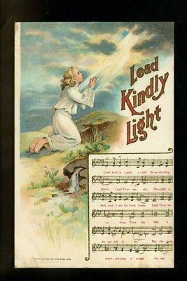 Music Scores postcard Lead Kindly Light 1908 Rose Co. embossed | eBay