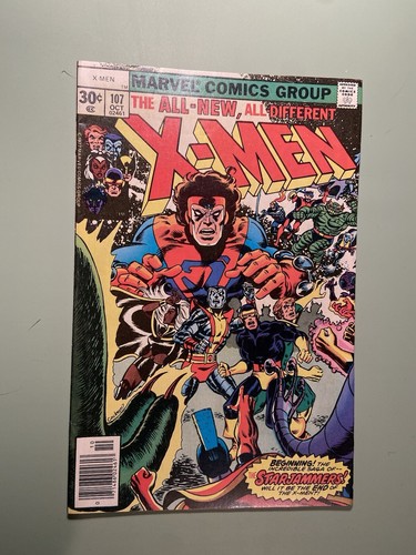 X-Men #107 1977 VF 8.5 + Original Owner, Unrestored Beautiful Copy | eBay