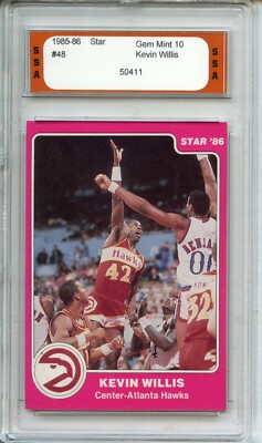 1985-86 Star #48 Kevin Willis Rookie SSA 10 Gem Mint Atlanta Hawks | eBay