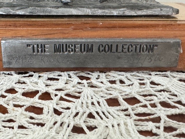 Michael Ricker The Museum Collection Cast Pewter Race Horse and Jockey ...