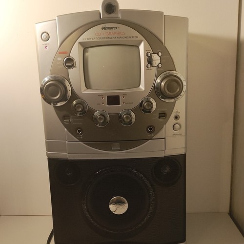 Memorex CD+Graphics Karaoke System MKS8580 CRT Video Camera CD/Cassette ...