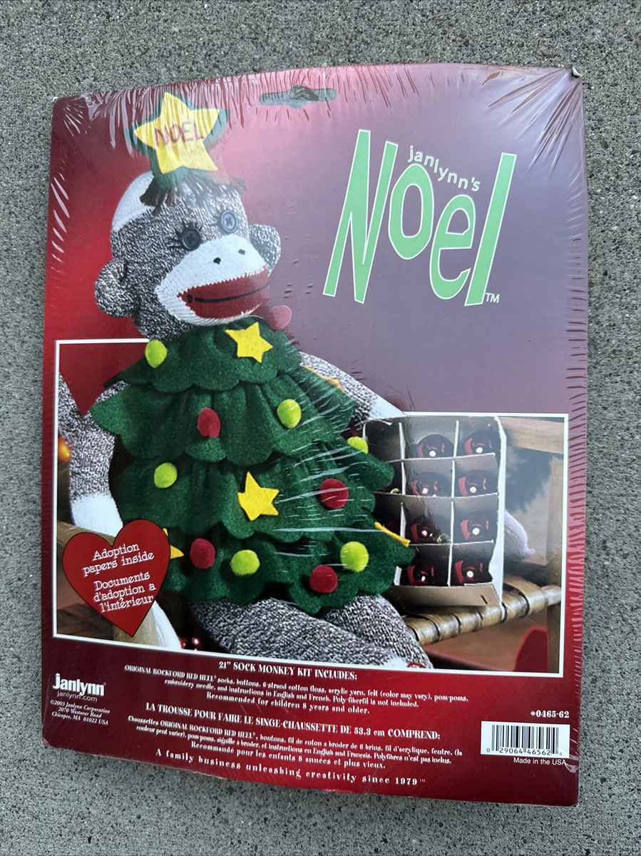 Christmas Tree Sock Monkey