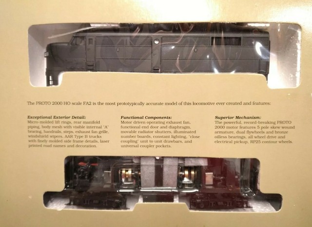 Proto 2000 P2k HO Scale Undecorated ALCO Fa2 Pwr'd for sale online | eBay