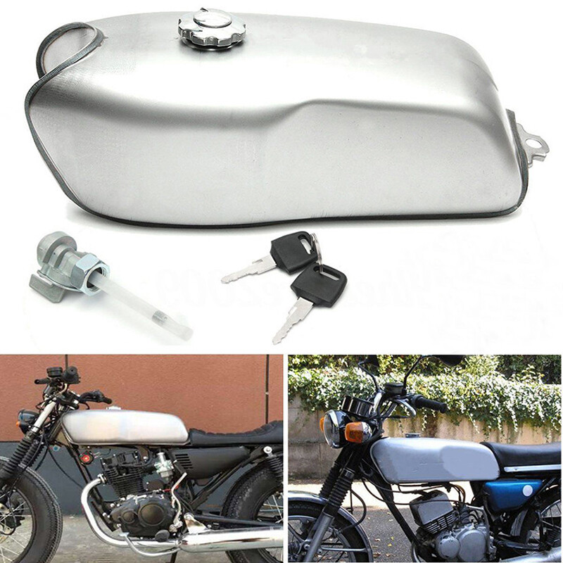 9L / 2.4 Gallon Gas Fuel Tank Universal For Custom Cafe Racer BMW Honda ...