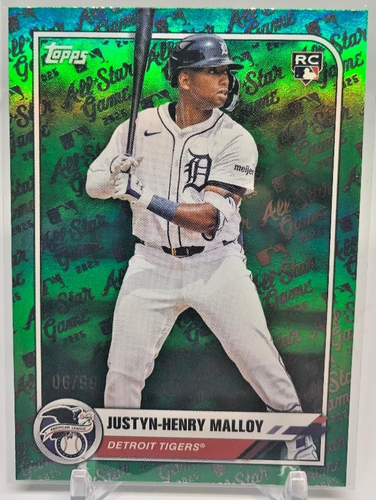 2025 Topps All Star Game - Justyn-Henry Malloy #86 **RC** - Green Foil ...