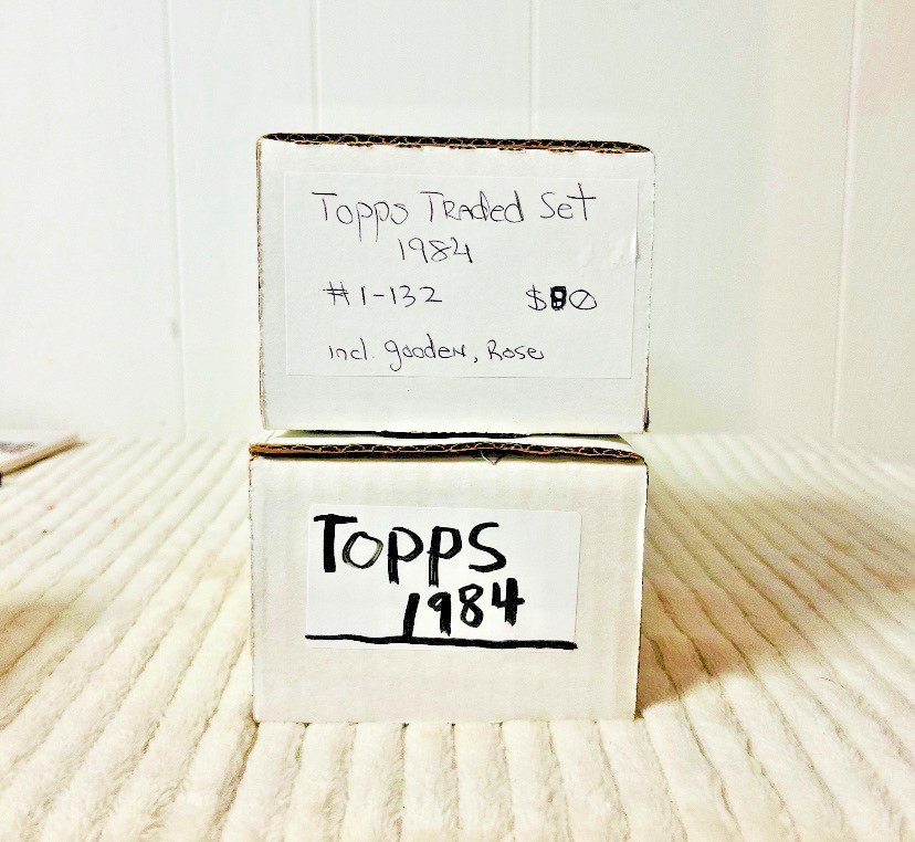 1984 Topps MLB Baseball Complete Factory Set + Topps Traded Series Set ...