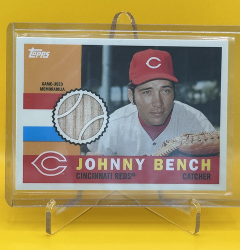 2013 Topps Archives 1960 Relic Johnny Bench #60R-JB Memorabilia Patch ...