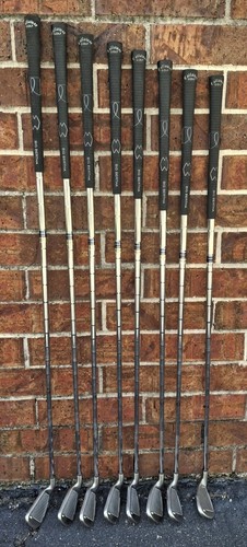 Callaway X-14 Steelhead Iron Set 3-PW Steel Constant Weight Shaft ...
