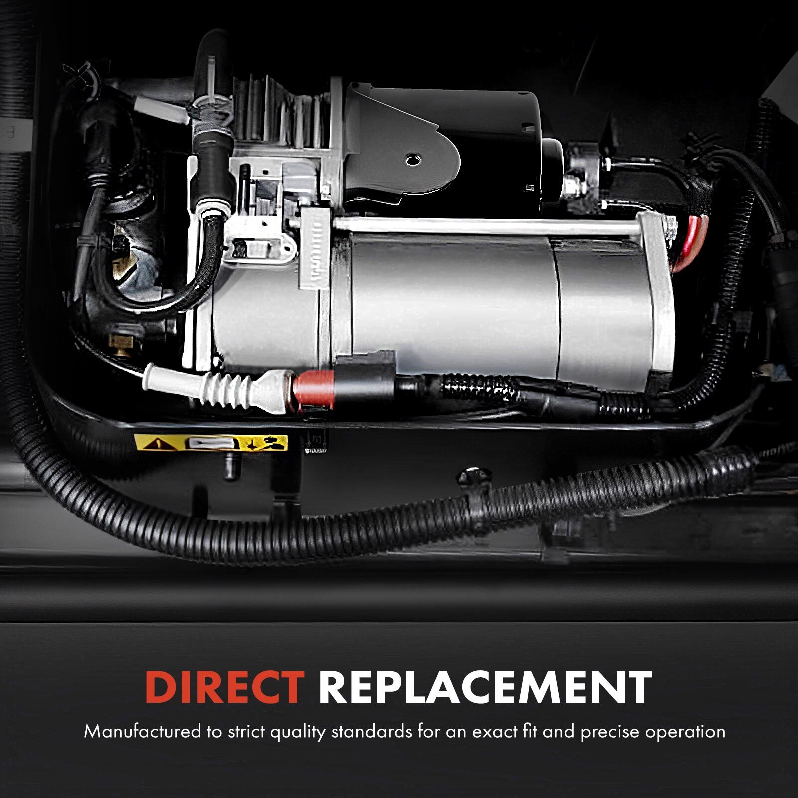 Air Suspension Compressor Pump Assembly w/ Relay for Porsche Panamera ...