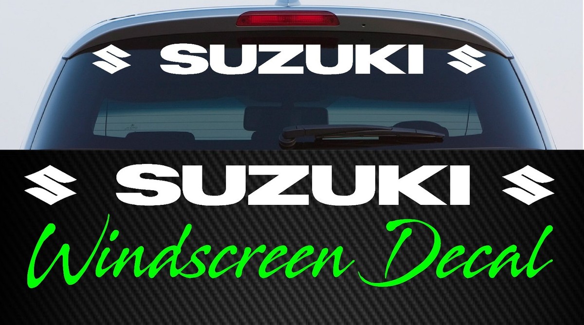Suzuki Motorcycle Windscreen Decals