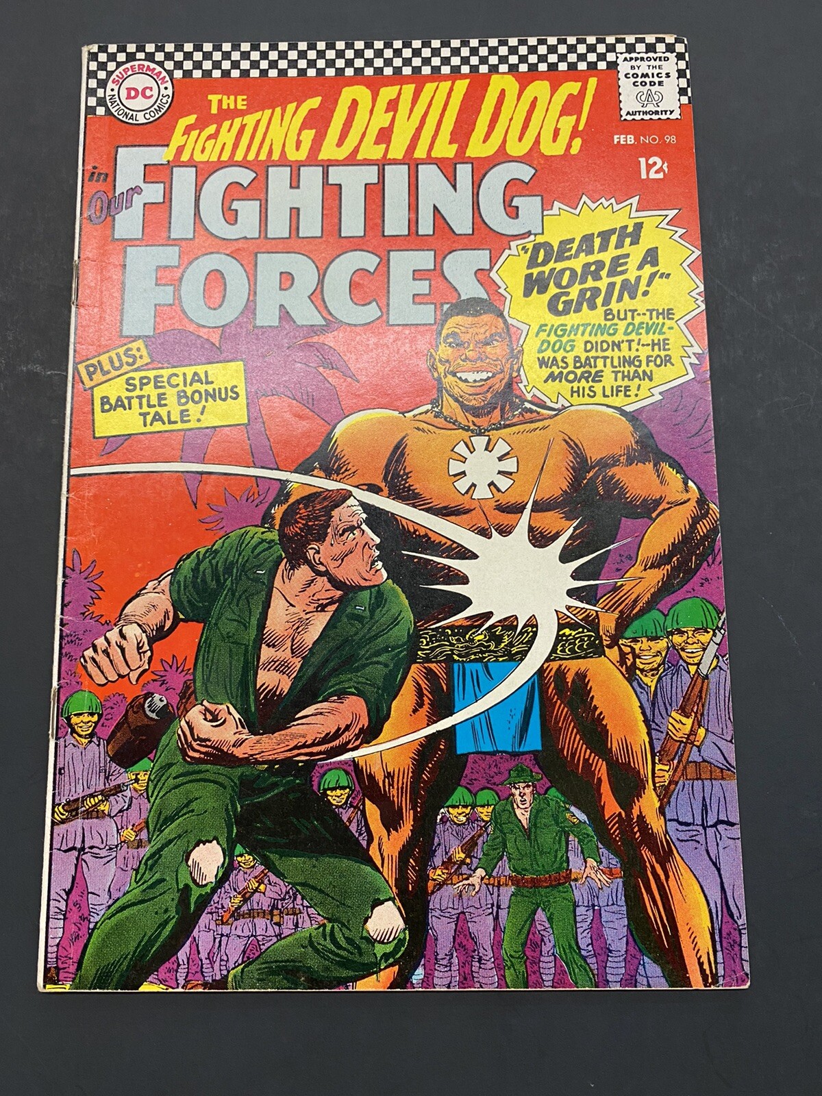 DC Comics Our Fighting Forces 98 Fighting Devil Dog! Good Copy! | eBay