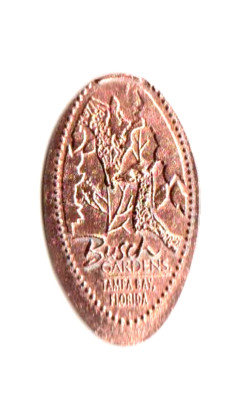 Elongated Penny "Busch Gardens Tampa Bay Florida" Giraffes RETIRED Zinc ...