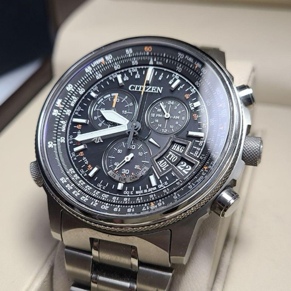 Citizen Promaster H610-T018670 Cronografo Eco Drive Titanio Solare Uomo ...