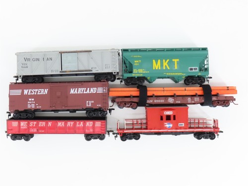 LOT of 6 HO Scale VGN, WM, MKT, MP. MILW Freight Cars | eBay