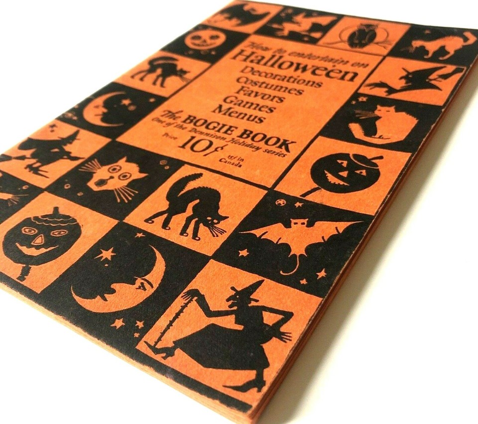 Vintage Dennison Bogie Book Halloween 1926 How to Entertain Costumes ...