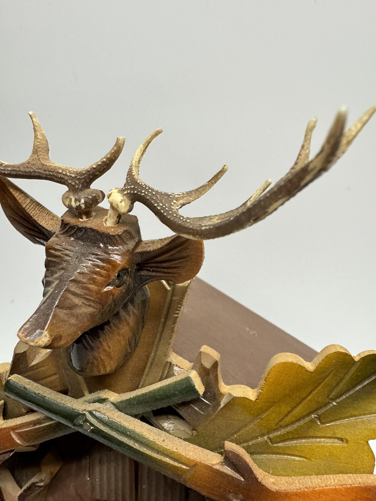 Vintage Cuendet Musical Swiss Chalet Cuckoo Clock Hunting Danube ...