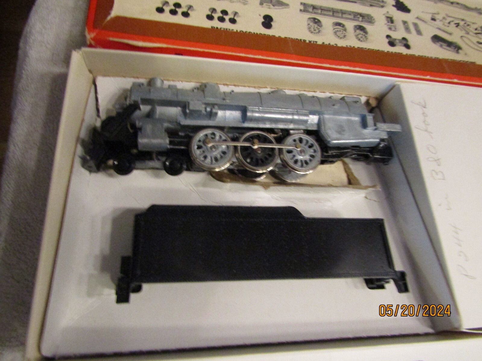 Vintage Tyco Mantua HO 4-6-2 Pacific Steam Locomotive Tender Kit 212 ...