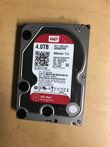 Western Digital Red 4TB WD40EFRX sata/64MB Cache Internal NASware HD ...